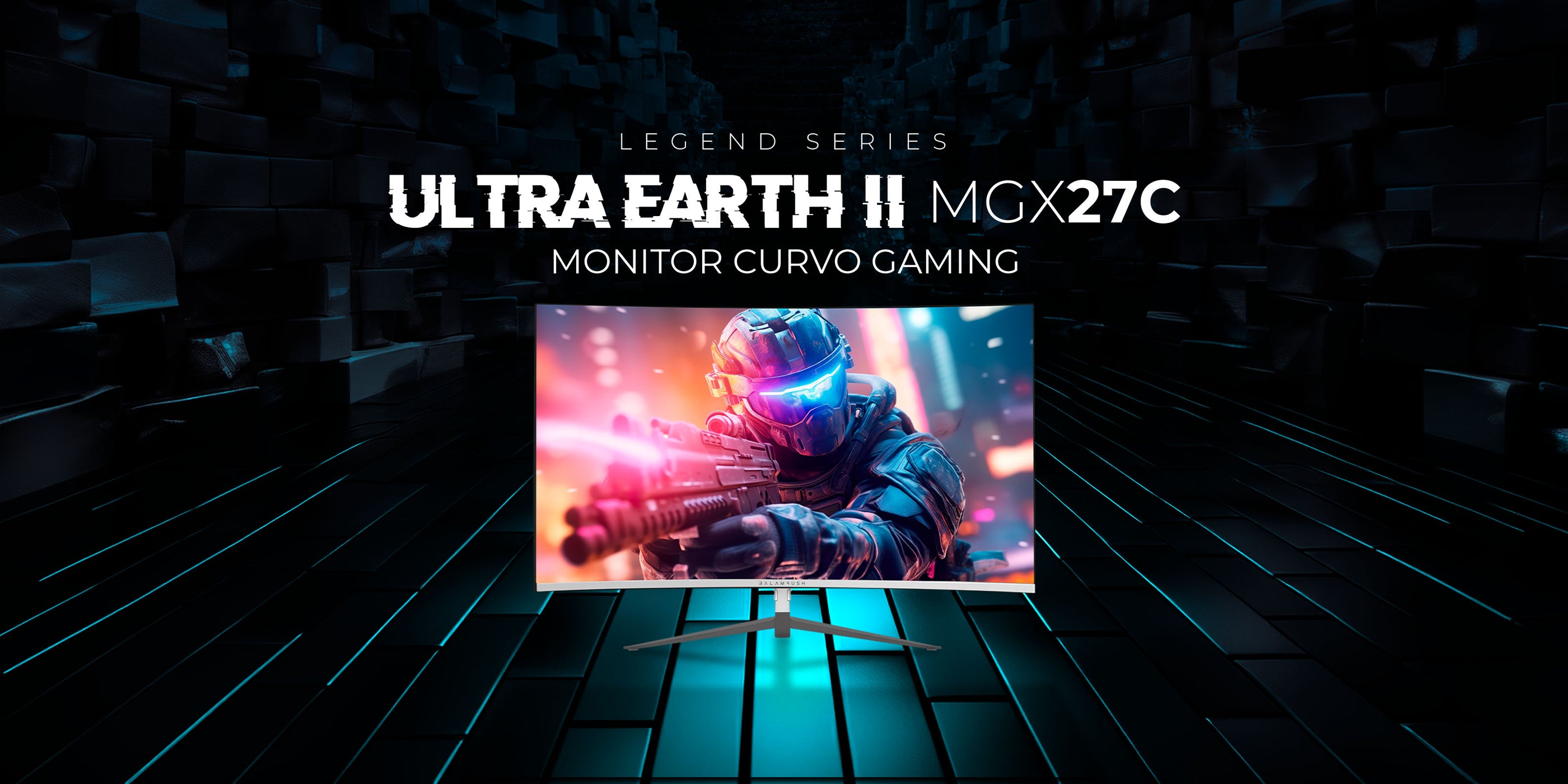Monitor Curvo 27" VA | Ultra Earth II MGX27C | Negro