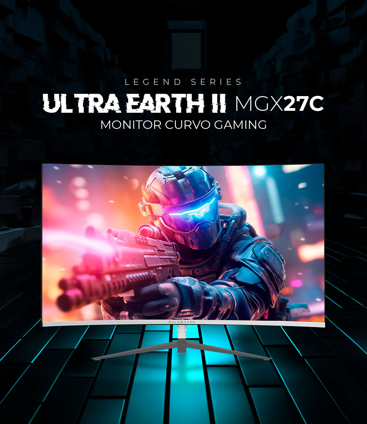 Monitor Curvo 27" VA | Ultra Earth II MGX27C | Negro