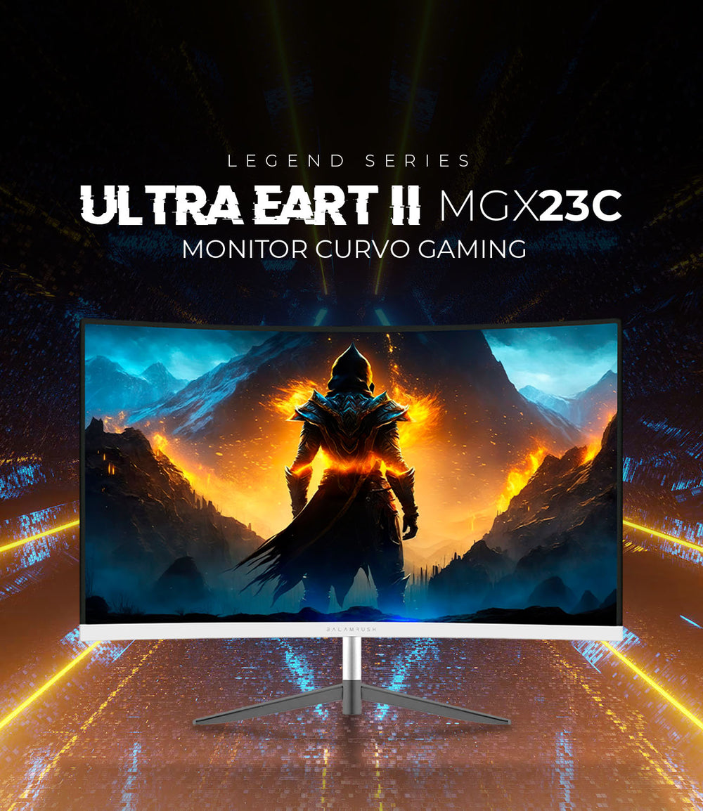 Monitor Curvo 23.8" VA | Ultra Earth II MGX23C | Blanco