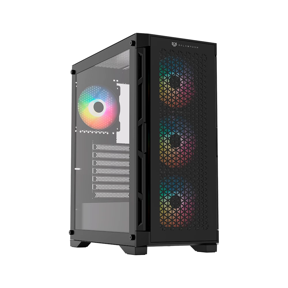 Gabinete Media Torre | Carbono Twin Mate 5000 | Negro