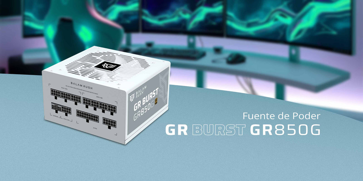 Fuente de Poder Modular ATX 850W | GR Burst GR850G | Blanco