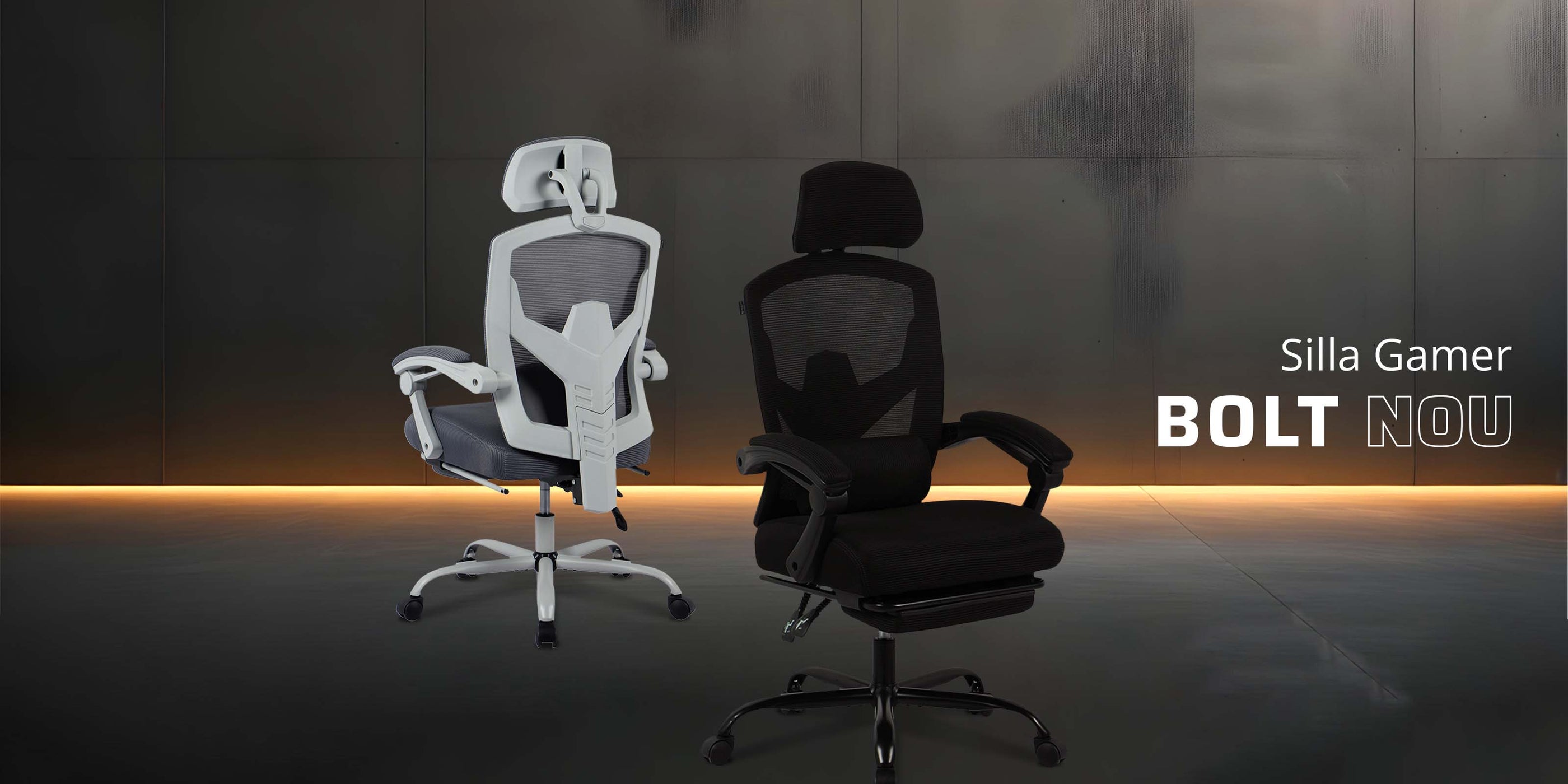 Silla Gamer | Bolt Nou W | Gris