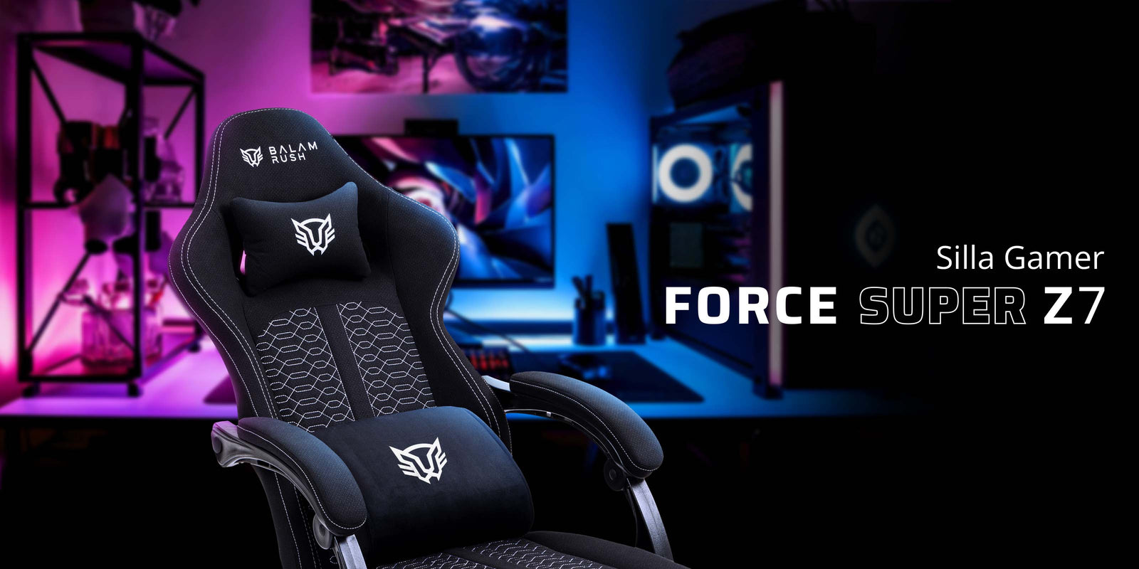 Silla Gamer | Force Super Z7 | Negro