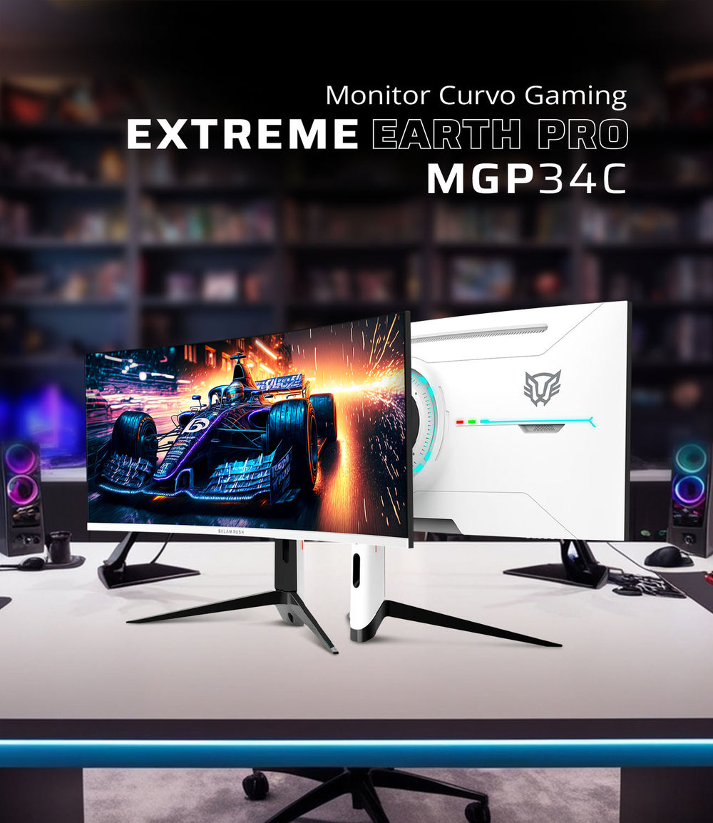 Monitor Curvo 34" VA | Extreme Earth MGX34C | Negro