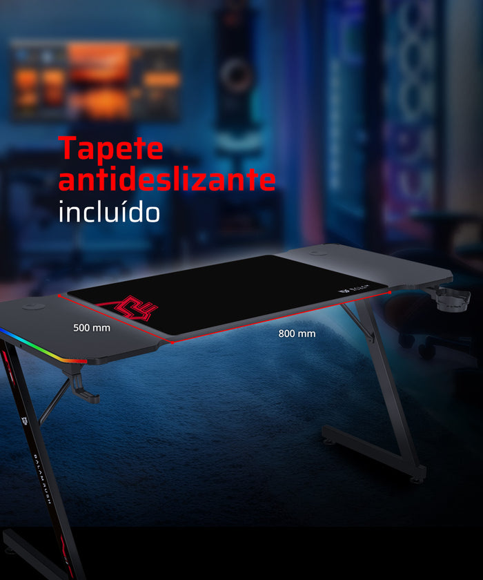 Escritorio Ergonómico | Olympus Spot Glow MRX6000 | Negro