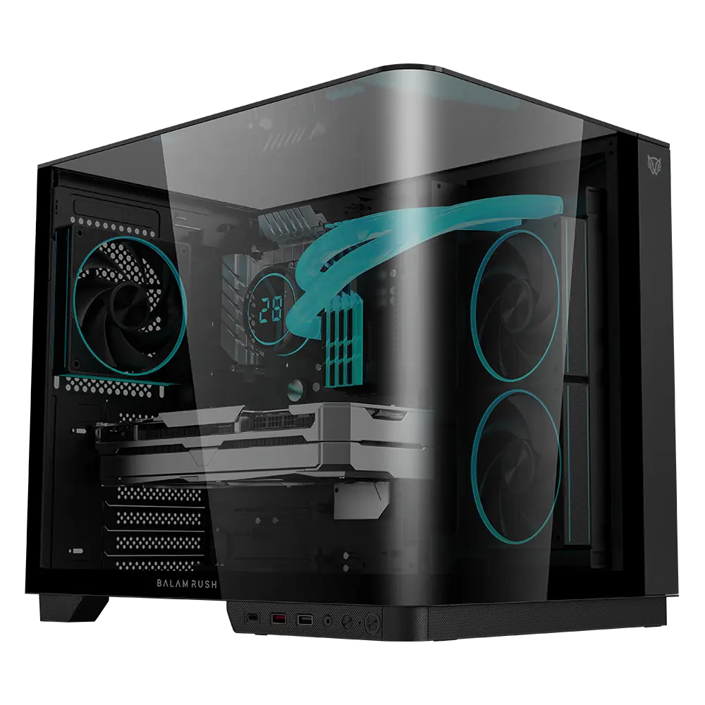 Gabinete Media Torre | Tank Expert Curve 6800 | Negro