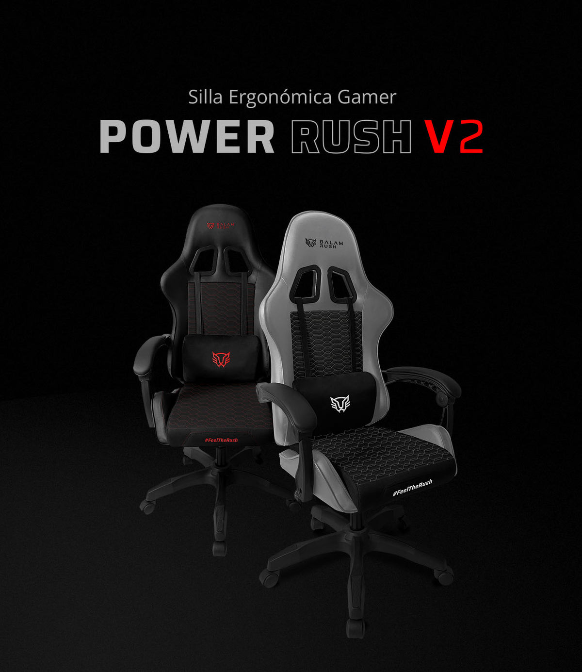 Silla Gamer | Power V2 Black Edition | Negro