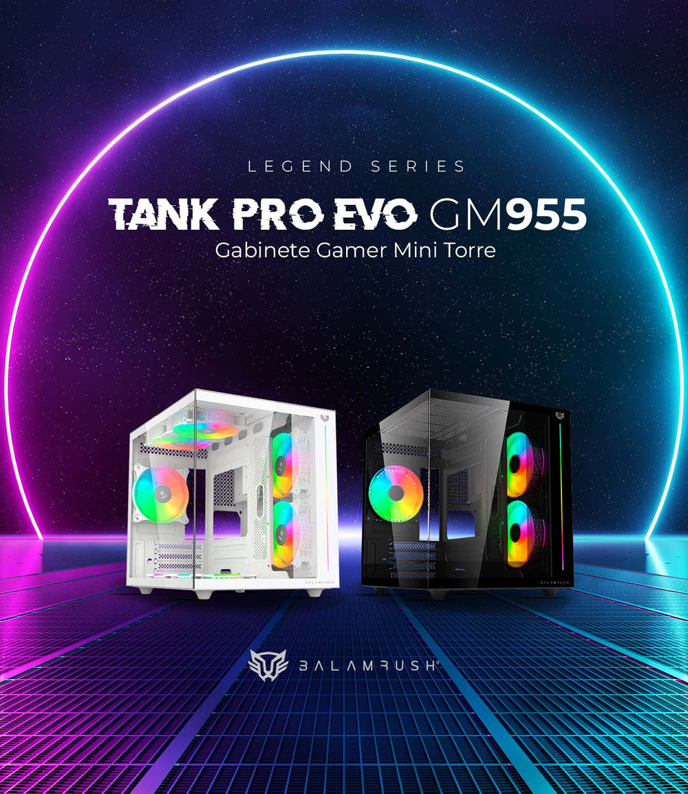 Gabinete Mini Torre | Tank Pro Evo GM955 | Blanco