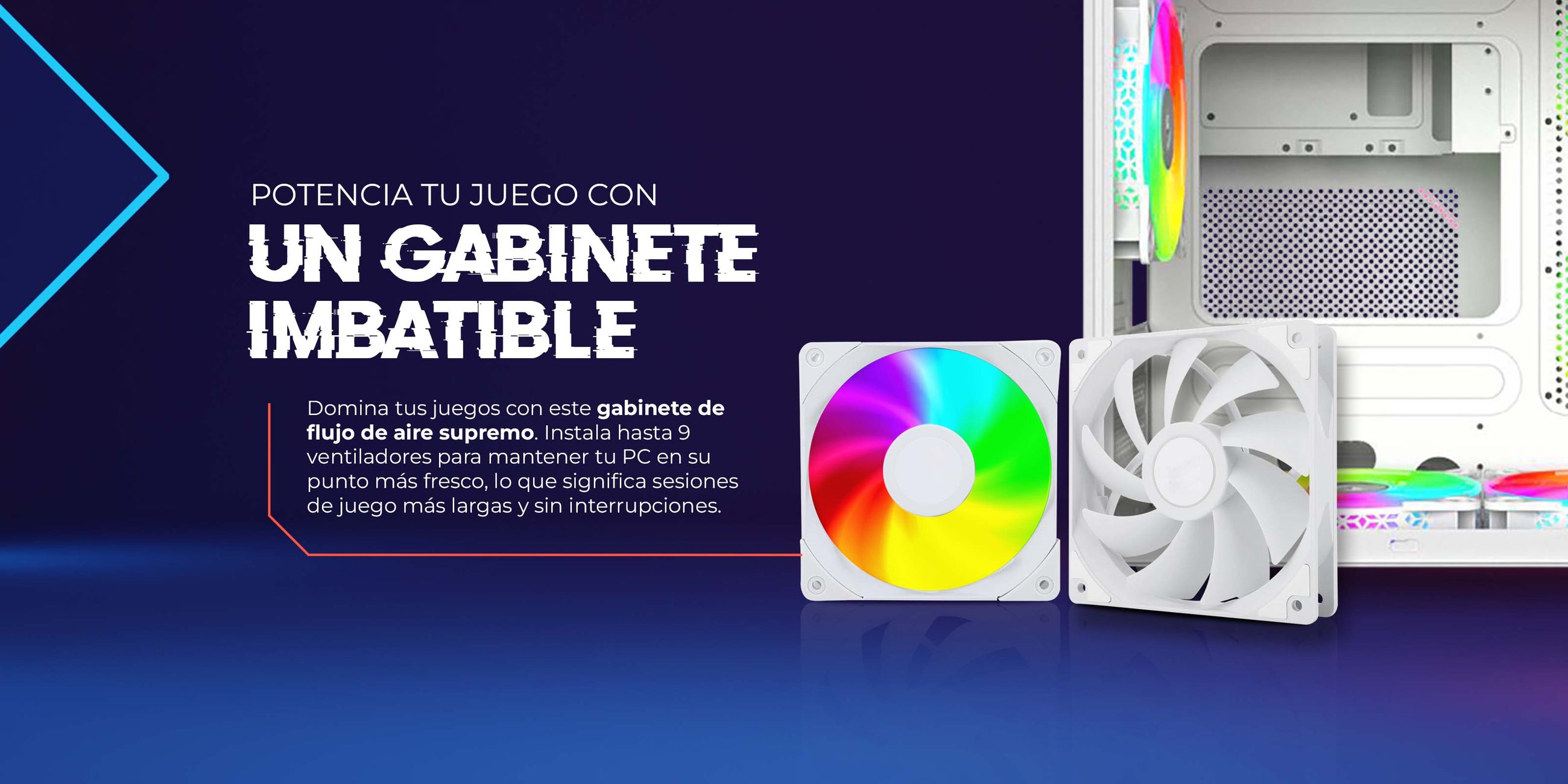 Gabinete Mini Torre | Tank Pro Evo GM955 | Blanco