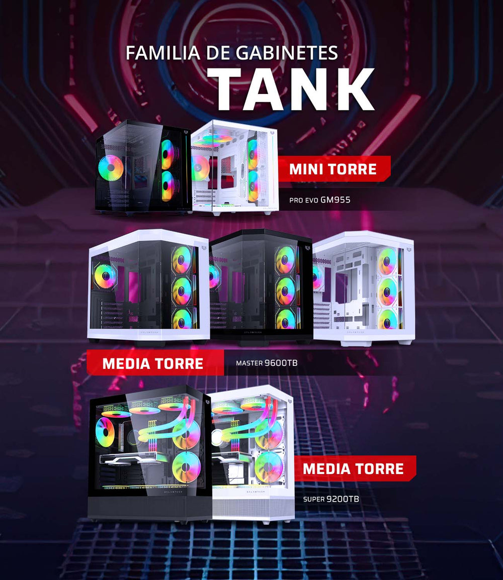 Gabinete Mini Torre | Tank Mini GI930 | Blanco