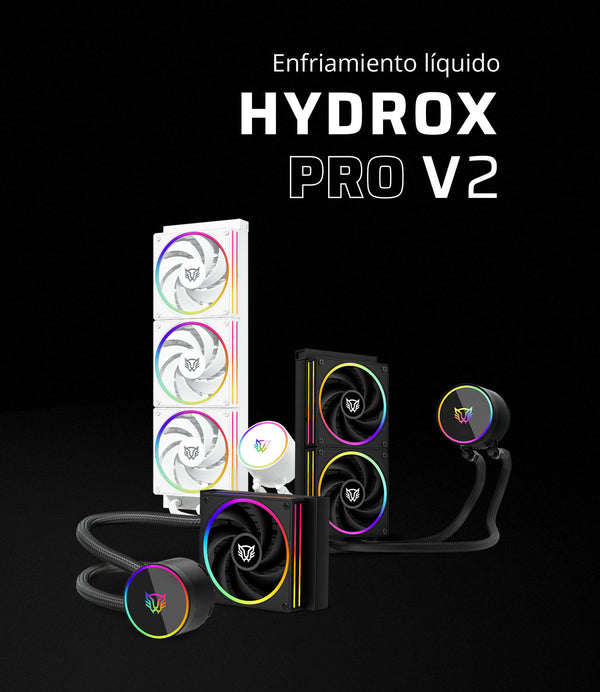Enfriamiento Liquido 360 | Hydrox Pro V2 HX36 | Blanco