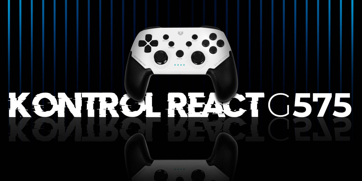 Gamepad | Kontrol React G575 | Blanco-Negro